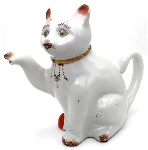 Porcelain Cat Teapot Chinese Republic China 19420f Vanishing Arts
