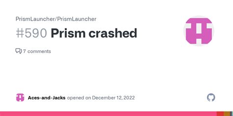 prism crashed · issue 590 · prismlauncher prismlauncher · github