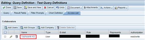 Restrict Access To Queryreports Sap Community