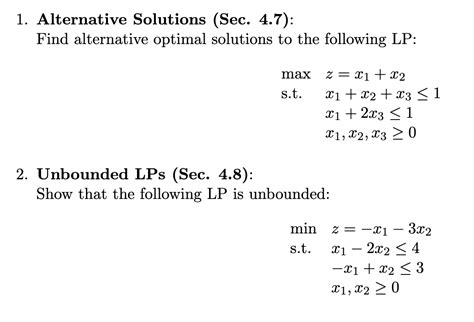 Solved Alternative Solutions Sec Find Alternative Chegg