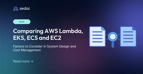 Comparing Aws Lambda Eks Ecs And Ec2 Factors To Consider In System