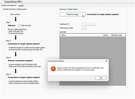 License Server Error