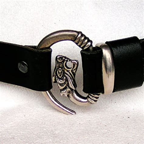 Belt With Wolf Head 3 Cm Width Pera Peris Shop