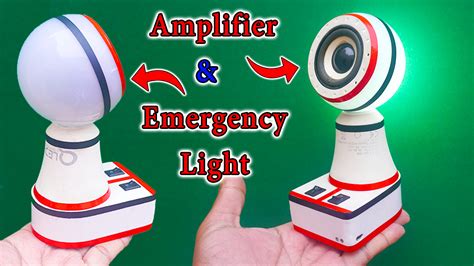 How To Make A Emergency Light And Bluetooth Amplifier Using Old Led Bulb