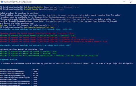 Windows Client Guidance Against Speculative Execution Vulnerabilities Page 5 Windows 10 Forums