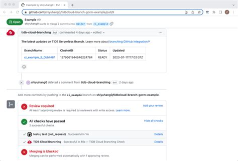 专栏 TiDB Serverless Branching通过数据库分支简化应用开发流程 TiDB 社区