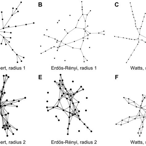 Examples Of Network Topologies Obtained With The Network Generation