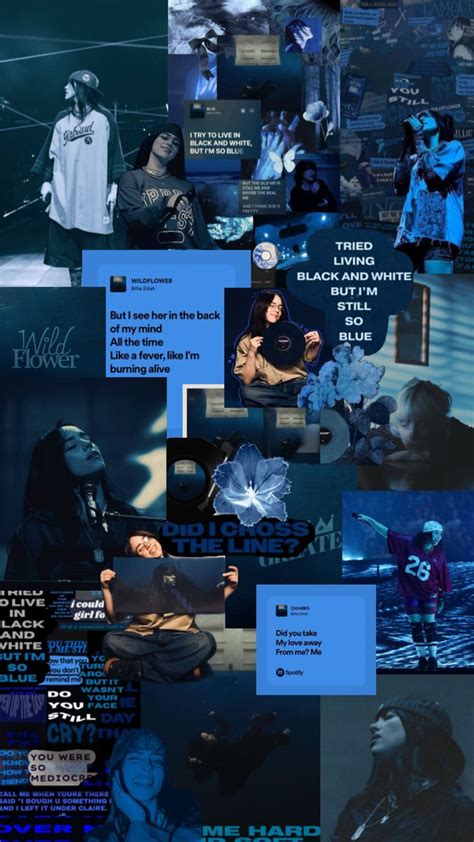 Billie Eilish💙 In 2025 Billie Eilish Blue Billie Eilish Aesthetic