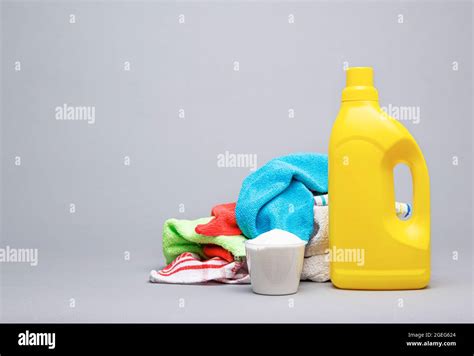 Laundry Detergent And Liquid Detergent Stock Photo Alamy