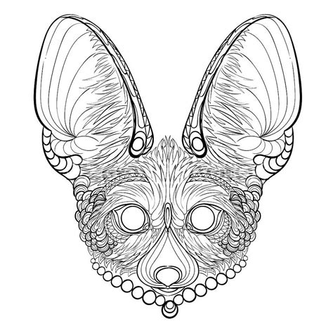 Маска лисы раскраска (Множество фото) - drawpics.ru