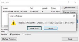 External Links In Excel How To Find Locate Edit Remove