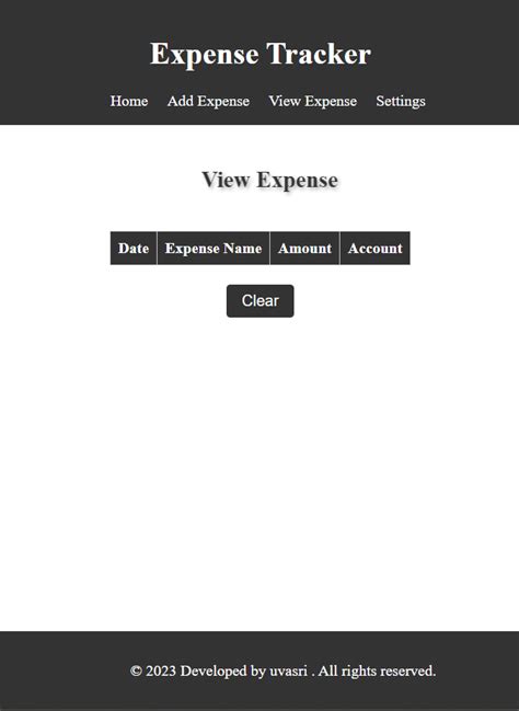 GitHub Uvasri1314 Expense Tracker