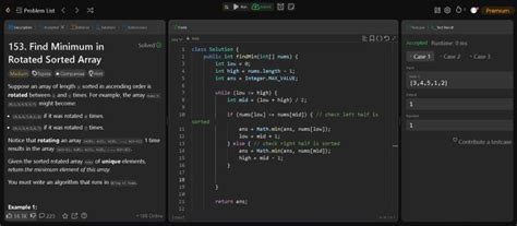 101daysofcode Leetcode Binarysearch Dsa Java Interviewprep