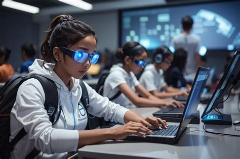 premium ai image coding for a sustainable future futuristic