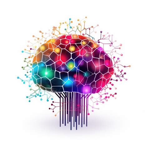 Generated Illustration Luminous Brain Intertwined With A Digital Tree Premium Ai Generated Image