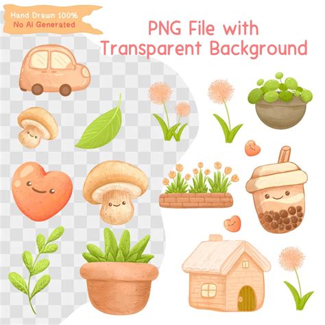 Cute Element Clipart Cute Element Clipart Dimension Is 3 000x3 000 Px Resolution 300 Dpi 12 Png