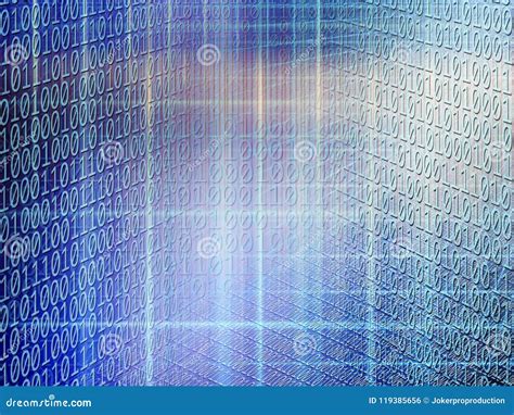 Abstract Binary Code Stock Illustration Illustration Of Communication