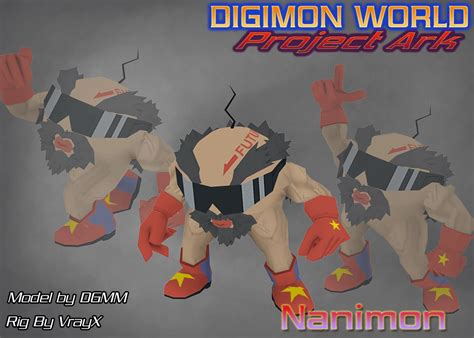 Nanimon Poster Image Digimon World Project Ark Moddb