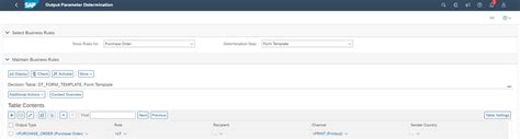 How To Configure Output Parameters For Purchase Or Sap Community