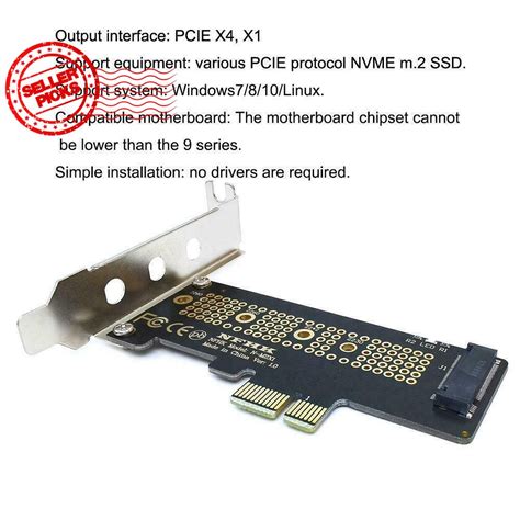 M NVME SSD To Pcie X X X X Desktop Hard Y Expansion Adapter U K Card O N Shopee