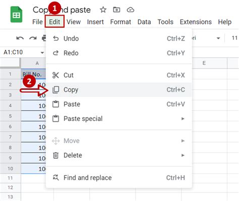 How To Copy And Paste In Google Sheets SpreadCheaters