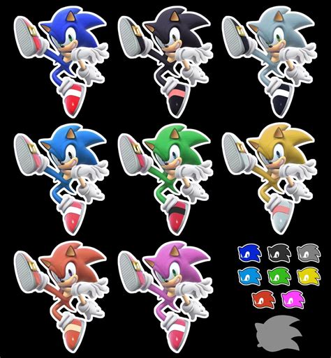 I Made Better Sonic Alts In Photoshop Smashbrosultimate