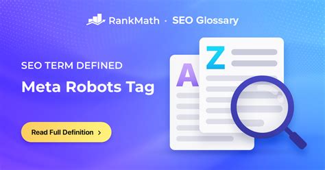 what is a robots meta tag rank math