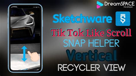 Create Snaphelper Recyclerview In Sketchware Dreamspace Dev Sketchware Youtube