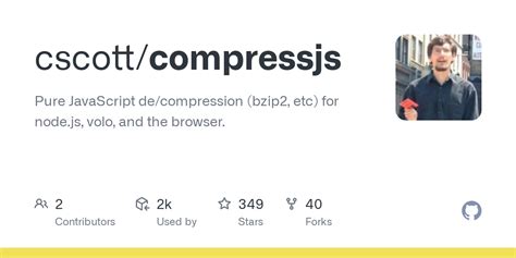 Github Cscottcompressjs Pure Javascript Decompression Bzip2 Etc For Nodejs Volo And