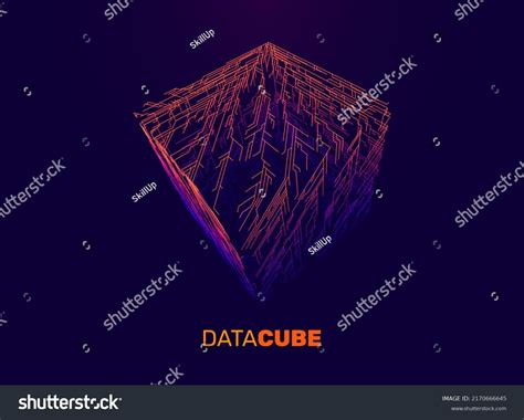 big data cube quantum computer server stock vector royalty free 2170666645 shutterstock