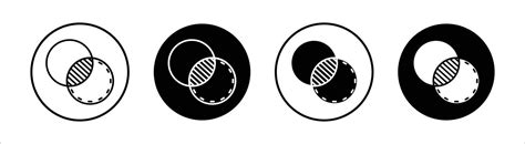 Opacity Flat Line Icon Set Opacity Thin Line Illustration 47625763