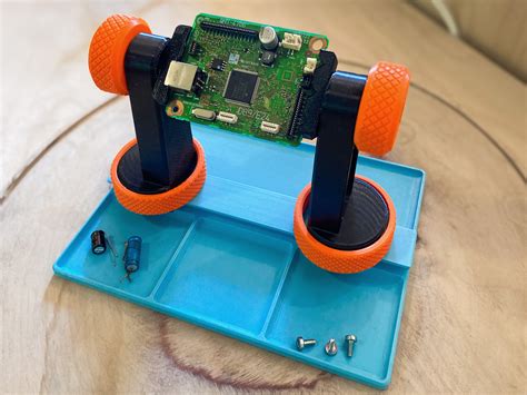 Component Organiser Base For Pcb Clamp Remixed By Haus Sparrow Makerworld Download Free 3d Models