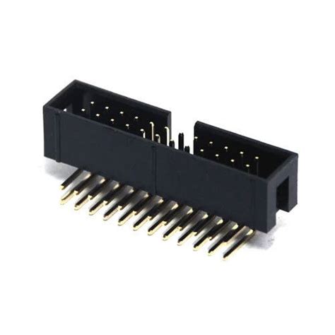 Box Header Lock Type Connector Pvc Material Black Color Pvc Jacket Ideal For Industrial