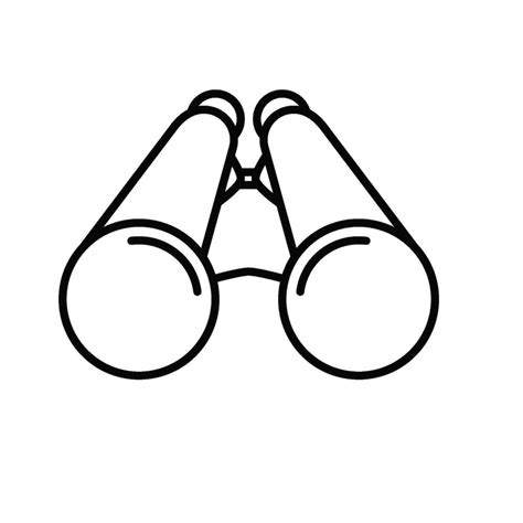Binoculars Icon Vector Design Template 41140494 Vector Art At Vecteezy
