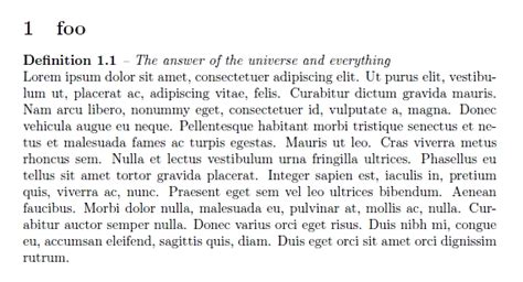 Formatting How Can I Make A Custom Theorem For A Definition Tex