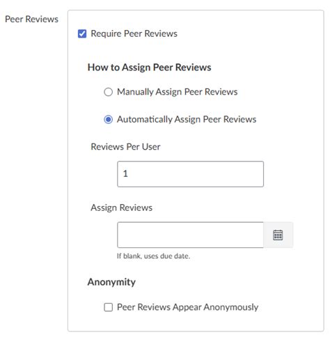 Using Peer Review In Canvas Assignments Faculty And Staff Support