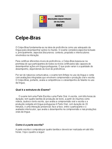 Celpe 1 Pdf Informação Ciência Cognitiva