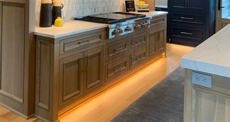 Toe Kick Lighting In Kitchen Motion Activated Accent Lighting Is A