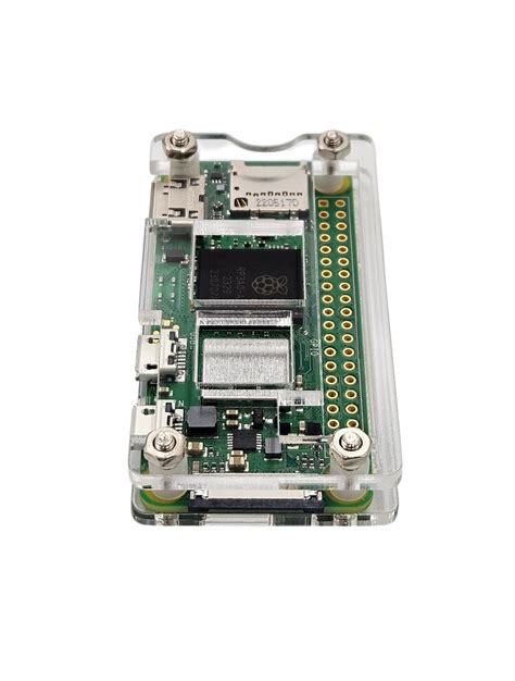 Raspberry Pi Zero2w Starter Acrylic Case Kit With Power Adapter And