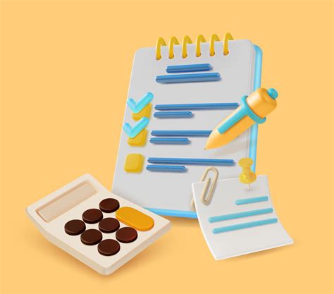 3d Contabilidad Servicios Negocio Concepto Dibujos Animados Estilo