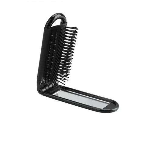 Βούρτσα μαλλιών με καθρεφτάκι 40mmx108mm 93326 μαύρο G For Gadget