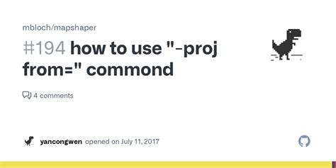 How To Use Proj From Commond · Issue 194 · Mbloch Mapshaper · Github