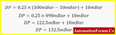 Flow Rate To DP Instrumentation And Control Engineering