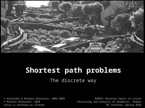 Pptx 1 Processing And Analysis Of Geometric Shapes Shortest Path