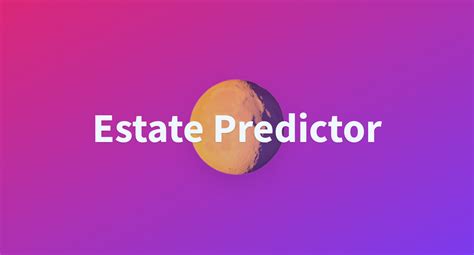 Klaus04 Estate Predictor At Main
