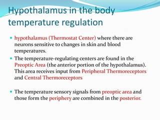 Thermoregulation Pptx