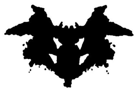 Example Of Rorschach Inkblot Test This Figure Provides An Example Of