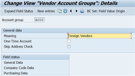 Define Vendor Account Groups In Sap S4 Hana Sap Hana Tutorials