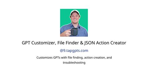 gpt customizer file finder and json action creator gpts features and