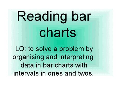 Reading Bar Charts Ppt For 2nd 4th Grade Lesson Planet